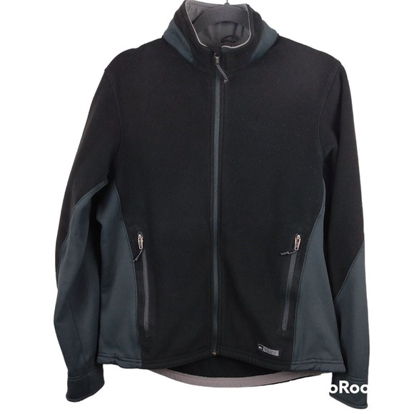 REI | Sweaters | Rei Recreational Sweater Menwomen L Black Fleece Full ...